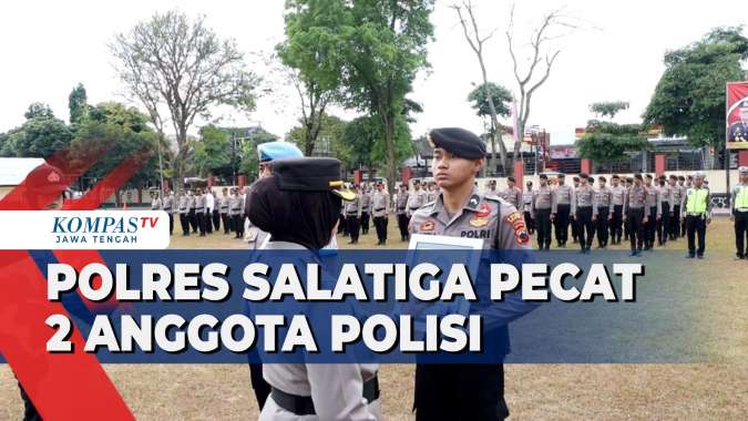 Polres Salatiga Pecat 2 Anggota Polisi yang Terlibat Narkoba dan Desersi