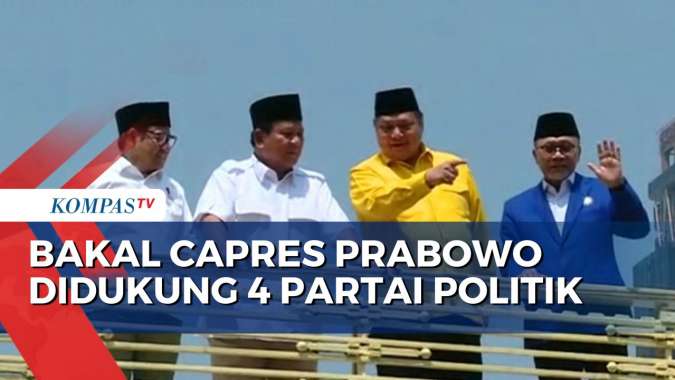 Golkar dan PAN Deklarasi Dukung Prabowo Subianto di Pilpres 2024