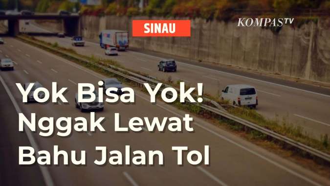Ayo Ingat Lagi Larangan Lewat Bahu Jalan Tol | SINAU