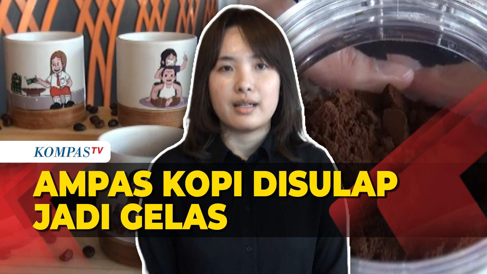 Video: Ampas Kopi Disulap Jadi Gelas Cantik Beraroma, Cegah Kerusakan Lingkungan