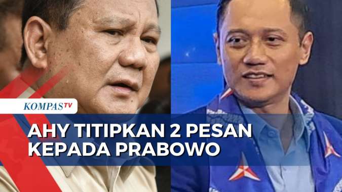 Resmi Dukung Prabowo Subianto di Pilpres 2024, AHY Titipkan 2 Pesan Ini