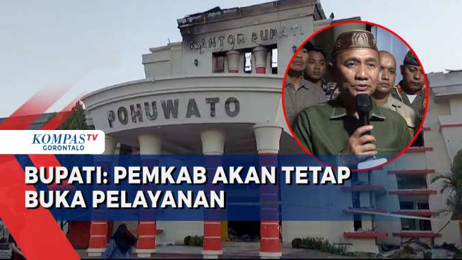 Kantor Bupati Terbakar, Pemkab Pohuwato Akan Tetap Buka Pelayanan