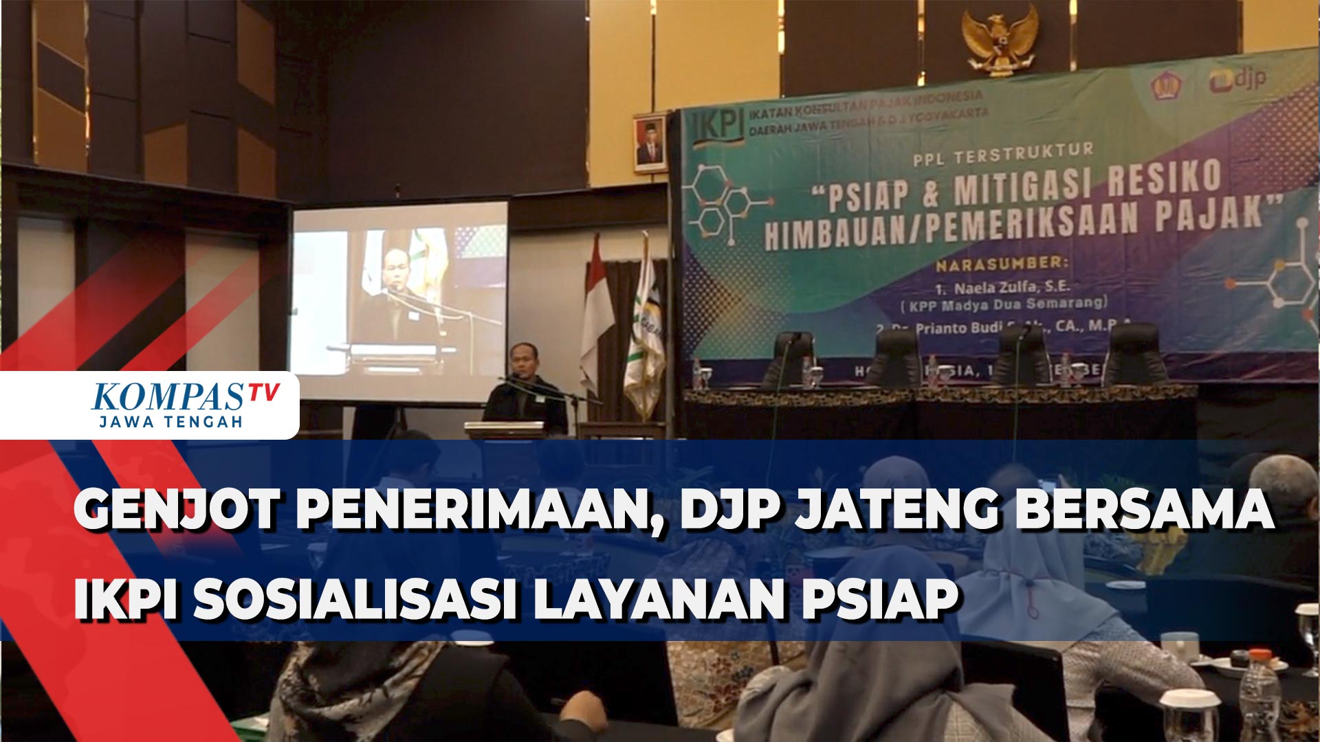 Video: Genjot Penerimaan, DJP Jateng Bersama IKPI Sosialisasi Layanan PSIAP