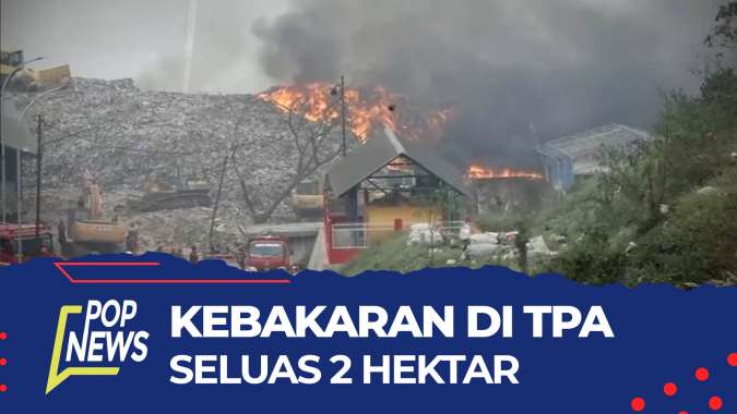 Dua Hektar TPA Sampah Putri Cempo Terbakar | POP NEWS
