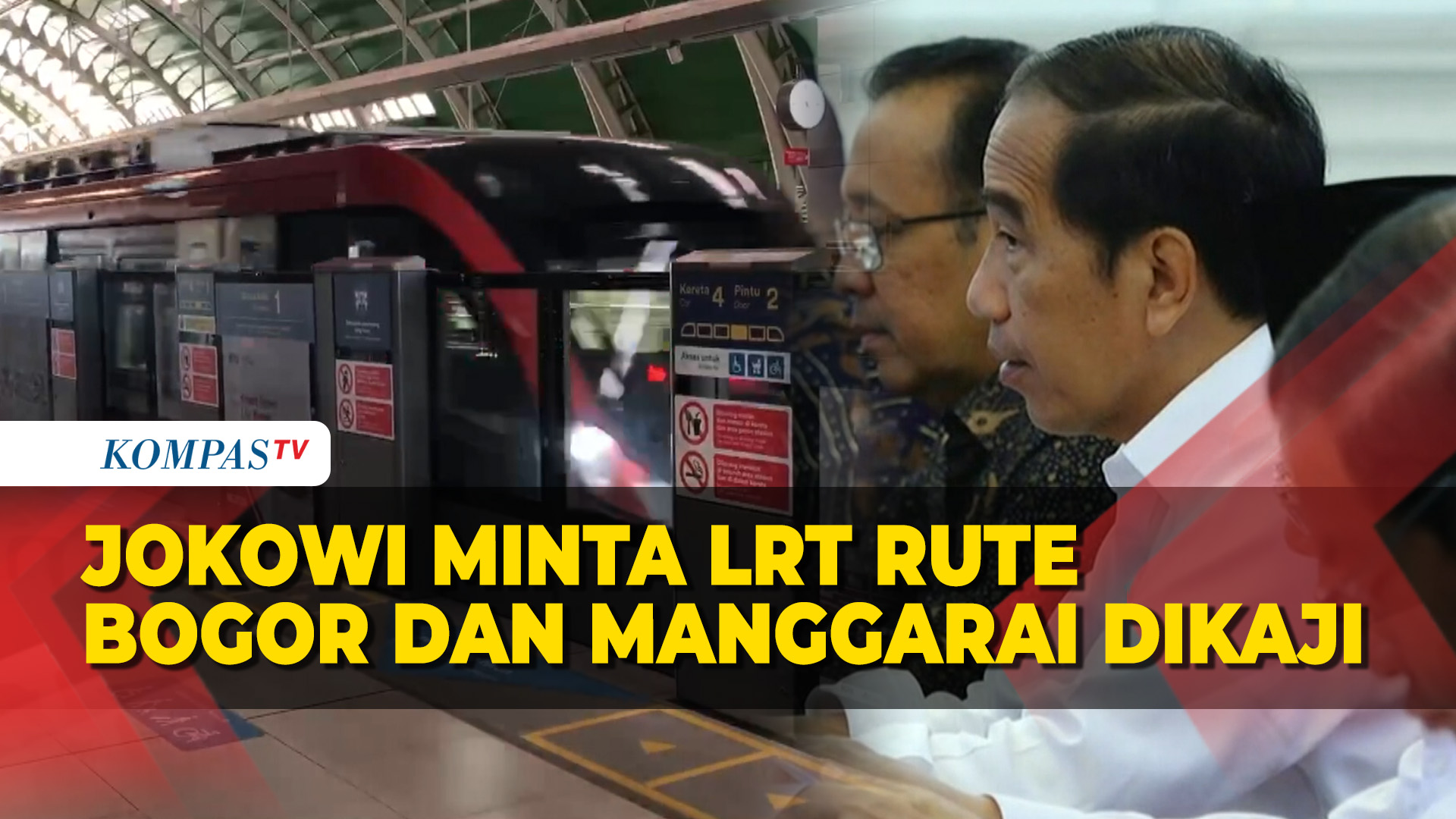 Video: Jokowi Minta Rute LRT Sampai Bogor dan Manggarai Segera Dikaji