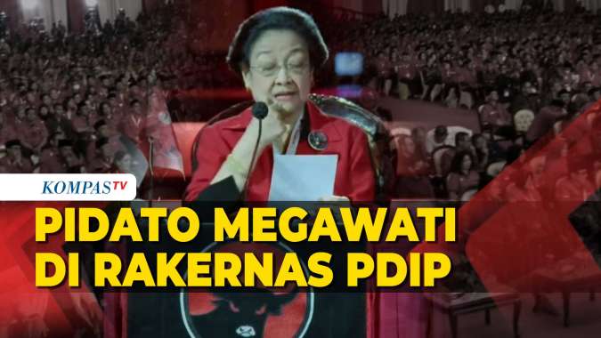 [FULL] Pidato Megawati di Rakernas ke-IV PDI Perjuangan, Bahas Soal Hal Ini