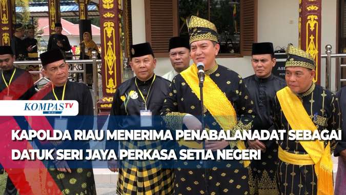 Kapolda Riau Menerima Penabalan Adat Sebagai Datuk Seri Jaya Perkasa ...