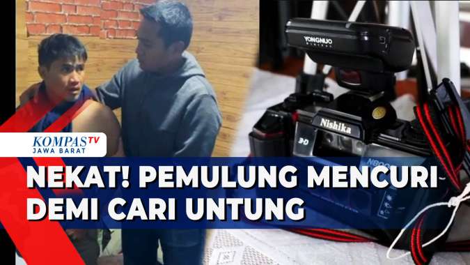 Pemulung Curi Barang Elektronik Senilai Rp 83,5 Juta