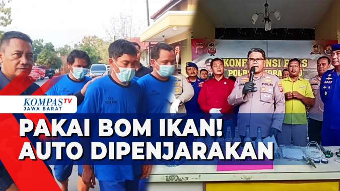 Gunakan Bom Ikan, 4 Nelayan Ditangkap Polisi