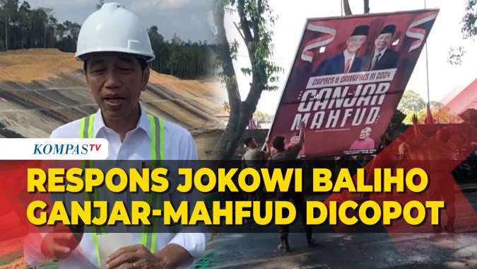 Respons Presiden Jokowi soal Pencopotan Baliho Ganjar-Mahfud saat ... Respons Presiden Jokowi soal Pencopotan Baliho Ganjar-Mahfud saat ...