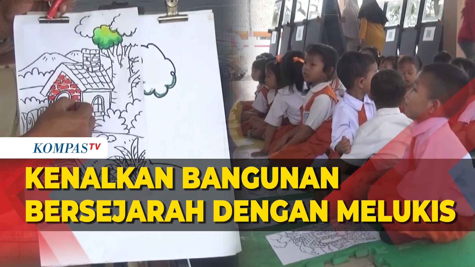 Video: Kenalkan Bangunan Bersejarah ke Anak-Anak dengan Belajar Melukis