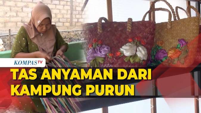 Cantiknya Tas Anyaman dari Kampung Perajin Purun Banjarbaru