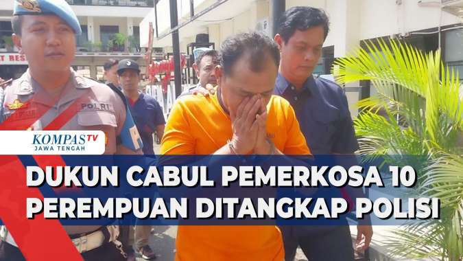 Dukun Cabul Pemerkosa 10 Perempuan Ditangkap Polisi