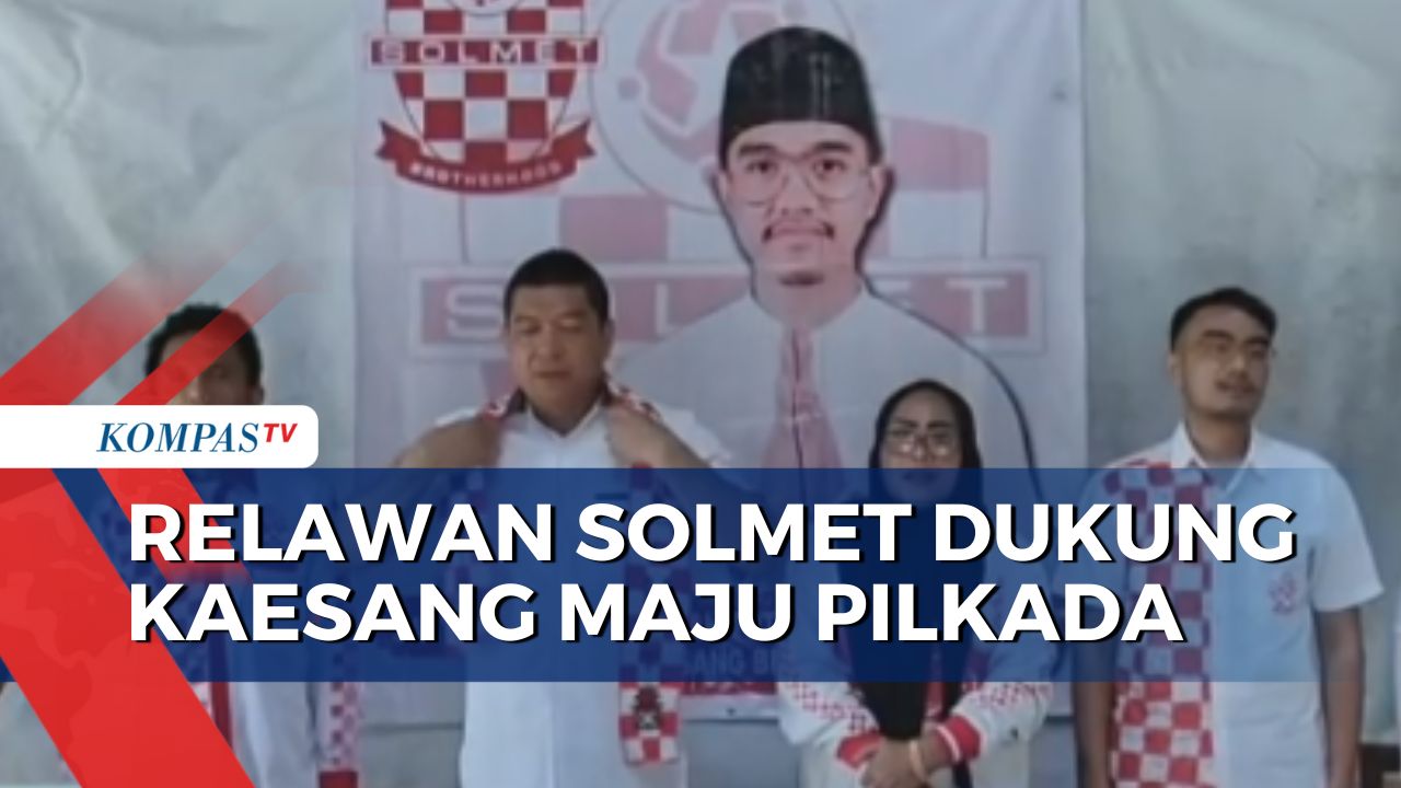 Video: Relawan Solmet Deklarasi Dukung Kaesang Maju Pilkada Depok 2024