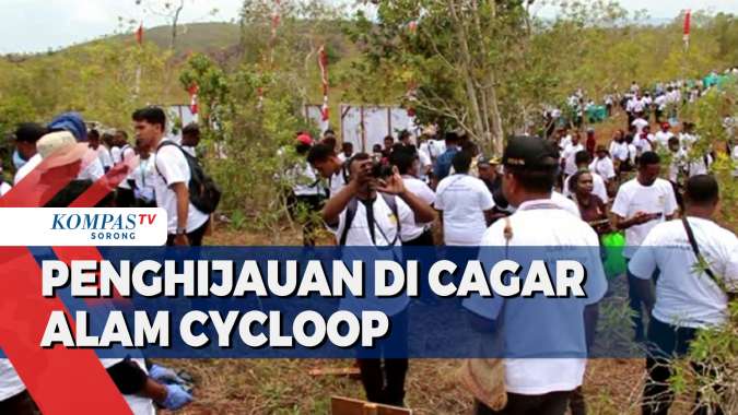 Rehabilitasi Cagar Alam Cycloop Dengan Tanam 10.000 Pohon Bambu