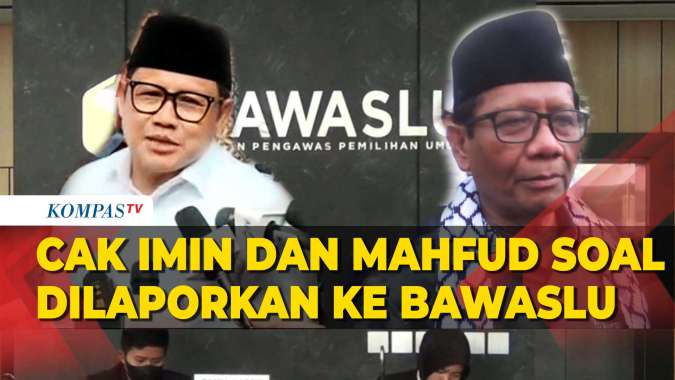 Tanggapan Cak Imin dan Mahfud MD Soal Dilaporkan ke Bawaslu Terkait Berpantun di KPU