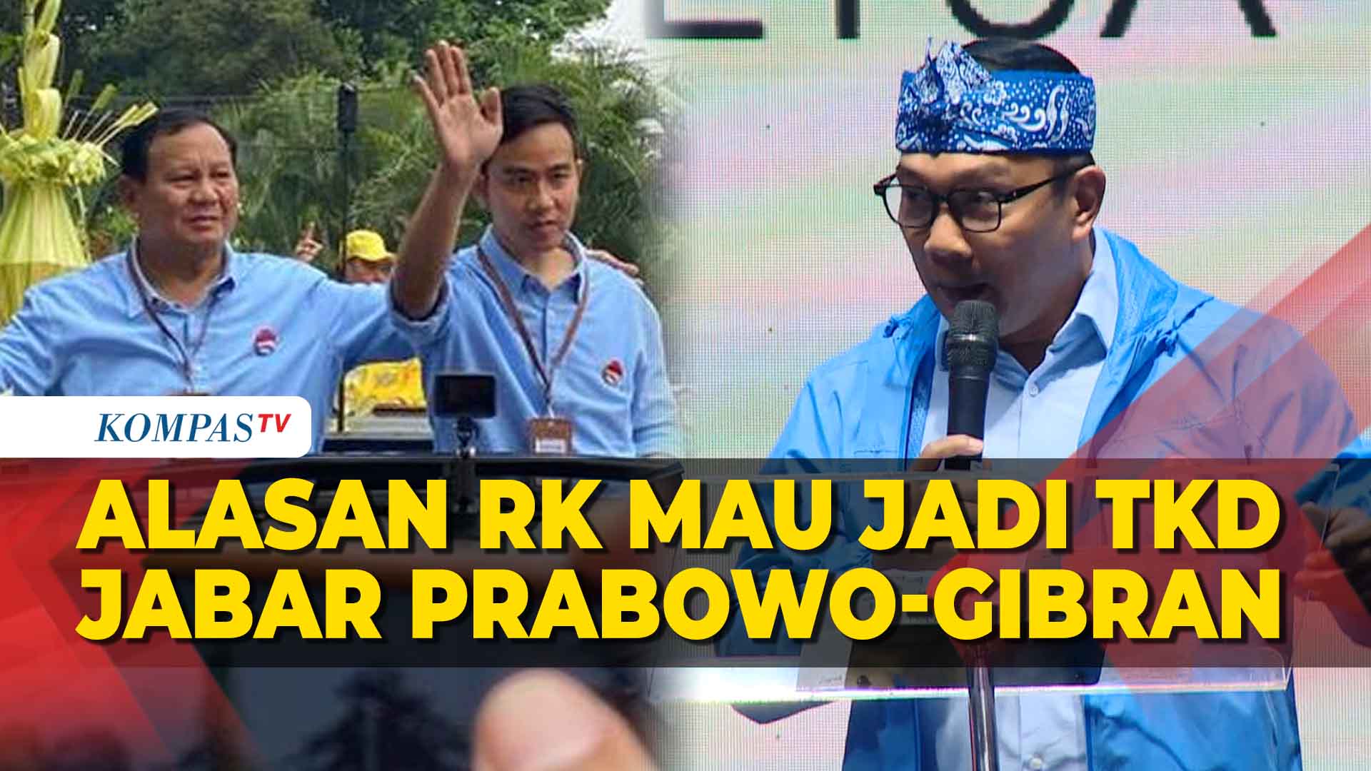Video: Ridwan Kamil Ungkap Alasan Mau Jadi Ketua TKD Jabar Prabowo-Gibran