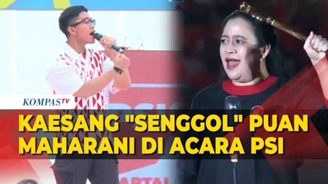 Saat Kaesang Tirukan Puan Maharani di HUT PSI