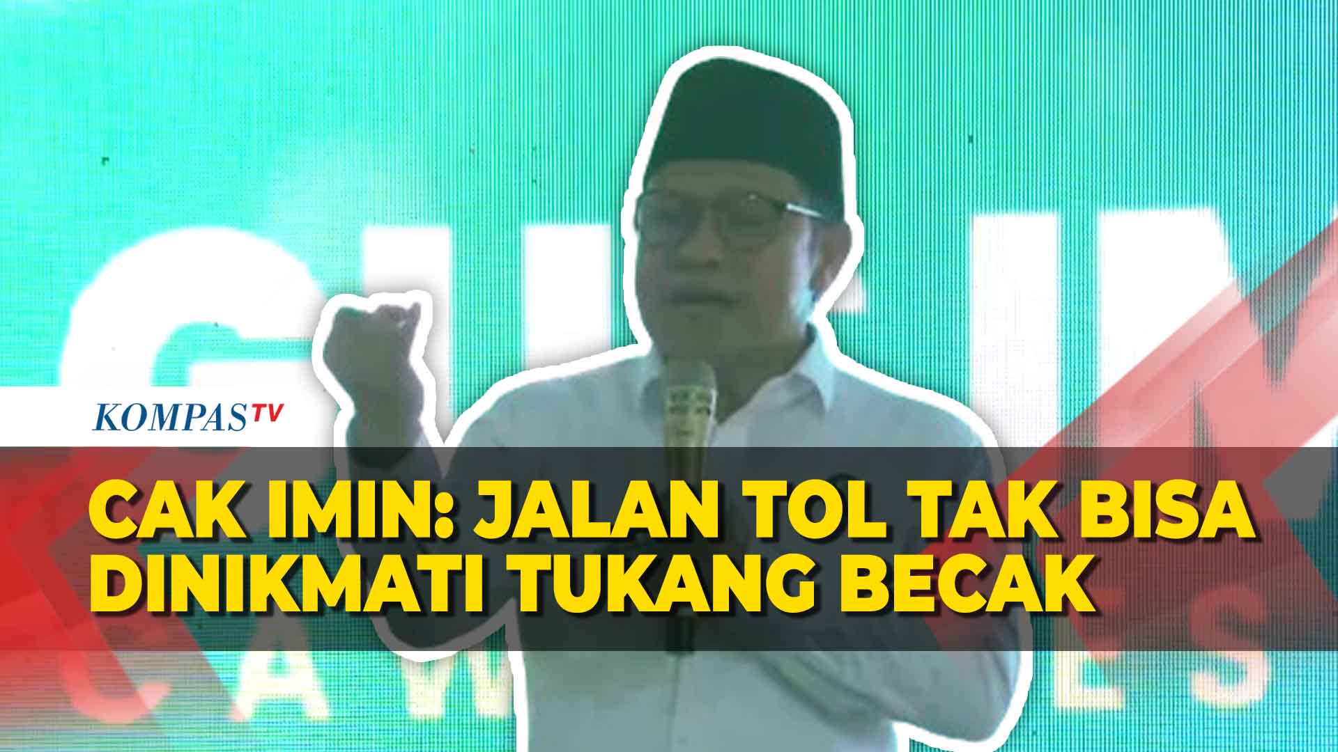 Video: Simak Pernyataan Cak Imin soal Tukang Becak Tak Bisa Menikmati Tol