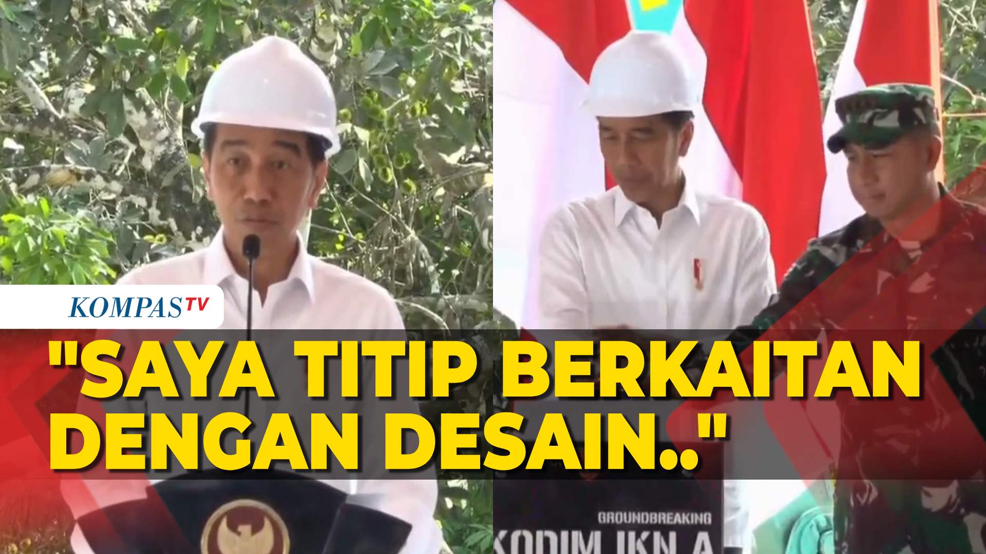 Video: [FULL] Pesan Jokowi untuk Pembagunan KODIM di IKN: Green ...
