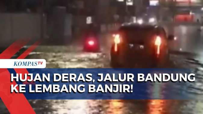 Hujan Deras Buat Banjir Setinggi 50 Sentimeter, Lalu Lintas dari ...