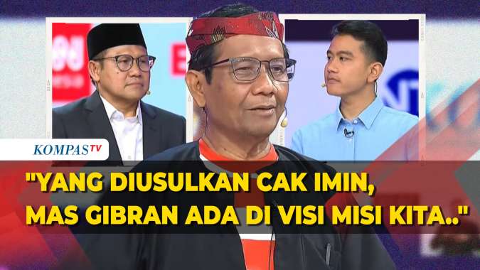 Mahfud MD Tanggapi Cak Imin dan Gibran: Yang Diusulkan Sudah Ada di Visi Misi Kita