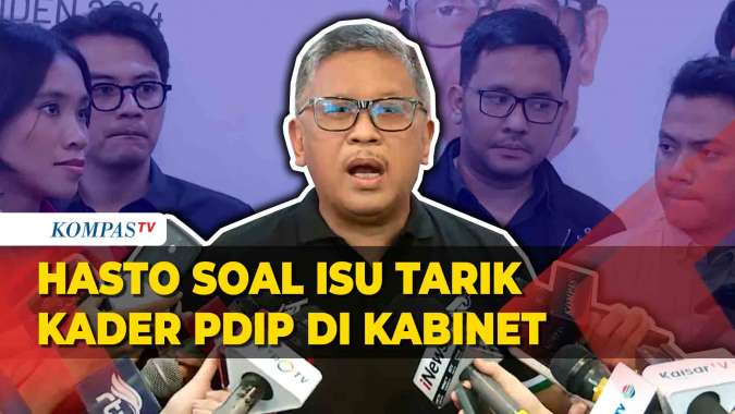 Hasto Jawab Isu Kader PDIP Bakal Ditarik dari Kabinet Jokowi