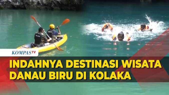 Intip Indahnya Pesona Destinasi Wisata Danau Biru di Kolaka Utara