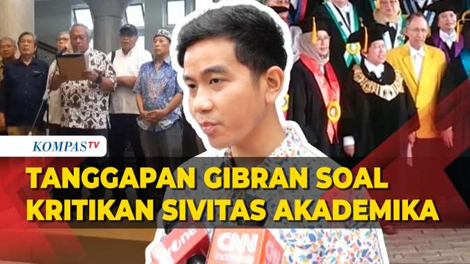 Tanggapan Gibran soal Kritikan Sivitas Akademika UGM hingga UI Terhadap ...