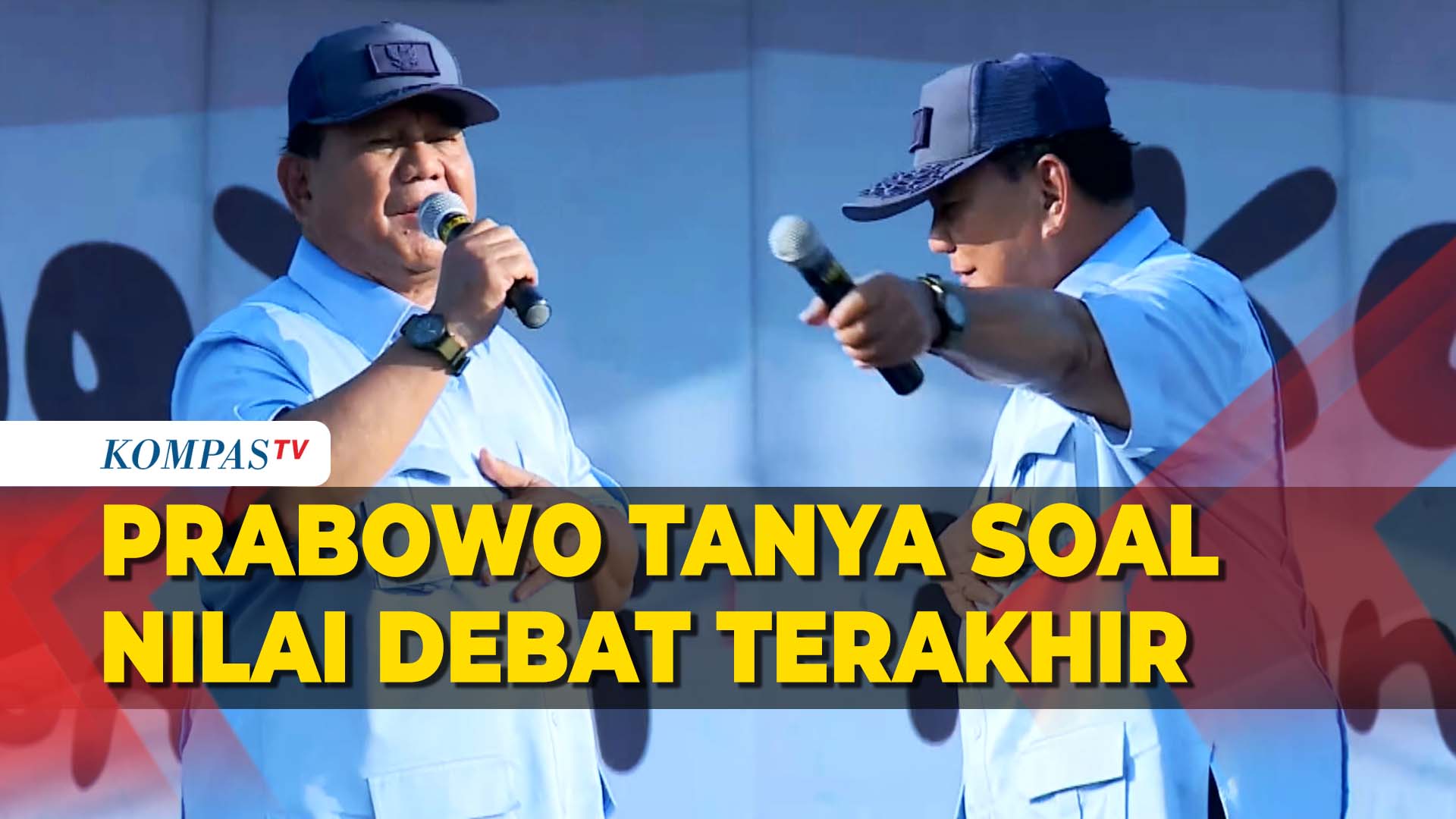 Video: Prabowo Tanya ke Pendukung soal Nilainya di Debat Terakhir Video: Prabowo Tanya ke Pendukung soal Nilainya di Debat Terakhir