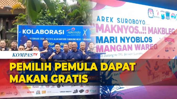 Sesudah Nyoblos Pemilih Pemula Surabaya Bisa Makan Gratis, Simak Caranya!