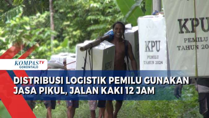 Distribusi Logistik Pemilu ke Pinogu, KPU Bone Bolango Gunakan Jasa ...