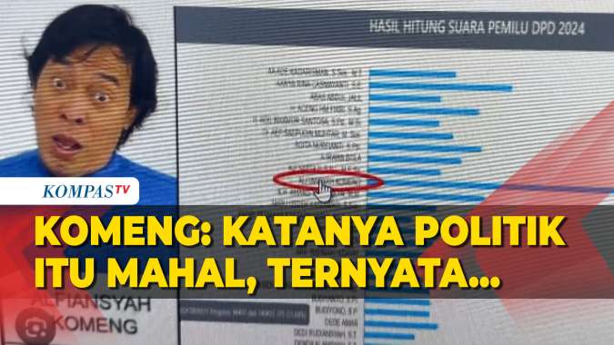 Komeng soal Nyaleg Tanpa Kampanye Gede-gedean dan Modal Sederhana