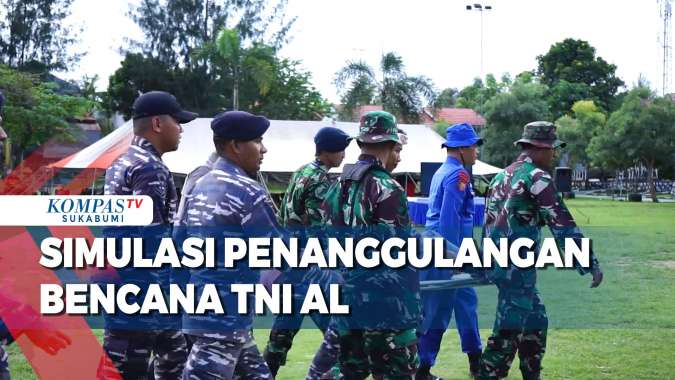 Simulasi Penanggulangan Bencana TNI AL