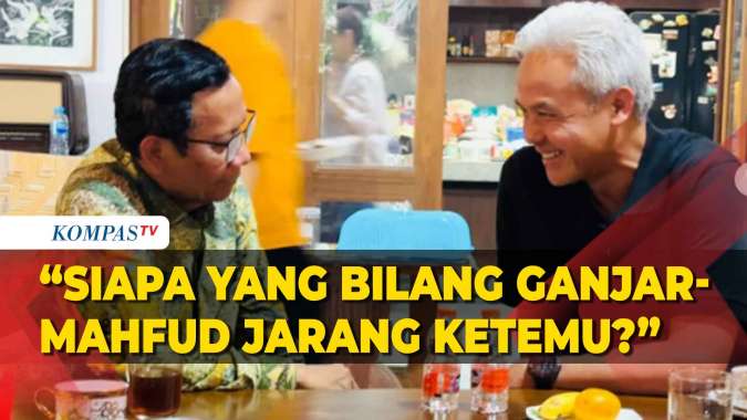 Berkunjung ke Rumah Butet Bareng Ganjar, Mahfud: Hayo Siapa yang Bilang ...