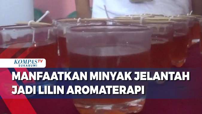 Memanfaatkan Minyak Jelantah Jadi Lilin Aroma Terapi