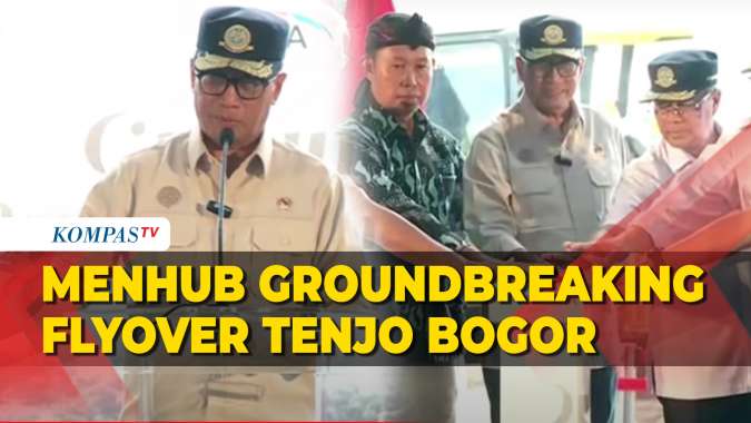 [FULL] Momen Menhub Budi Karya Groundbreaking Flyover Tenjo Bogor, Jawa ...