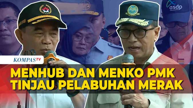 [FULL] Menhub Budi Karya dan Menko PMK Muhadjir Tinjau Arus Mudik Lebaran 2024 di Pelabuhan Merak