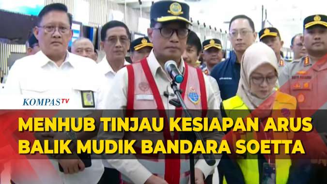 [FULL] Keterangan Menhub Budi usai Tinjauan Kesiapan Arus Balik Mudik Lebaran 2024 di Bandara Soetta