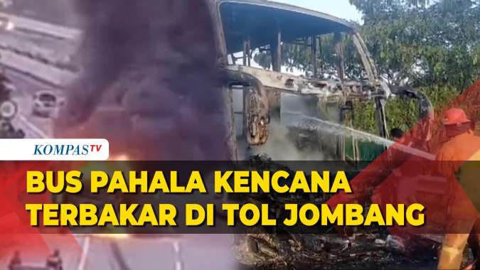 Bus Pahala Kencana Ludes Terbakar, Ini Penyebab Utamanya