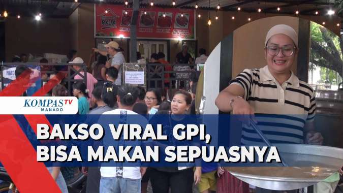 Bakso Viral Di Manado, 1000 Porsi Ludes Dalam Waktu 4 jam