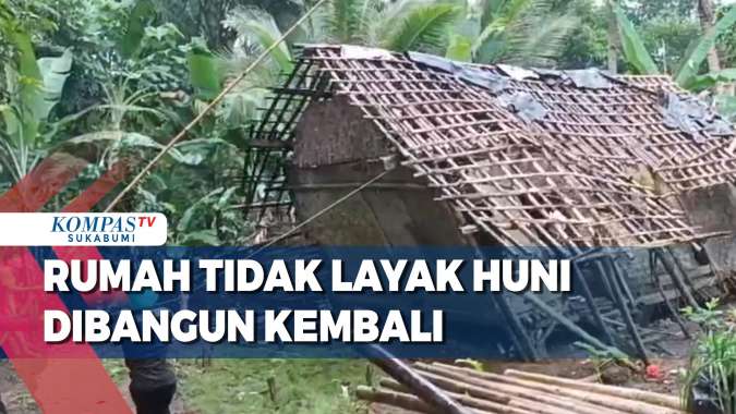 Rumah Tidak Layak Huni Dibongkar Dan Dibangun Kembali