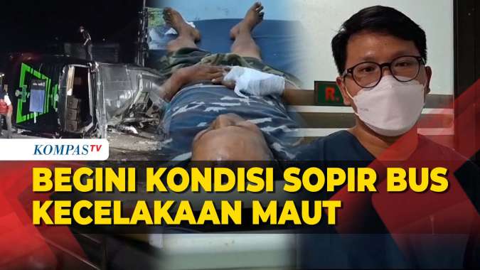 Kecelakaan Maut Bus Subang, Begini Kondisi Saat Ini Sopir Bus