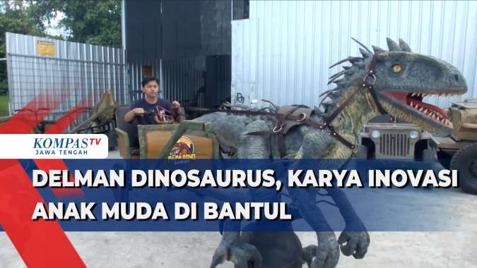 Delman Dinosaurus, Karya Inovasi Anak Muda di Bantul