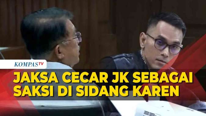 [FULL] Jaksa Cecar Jusuf Kalla Sebagai Saksi Meringankan Eks Dirut ...
