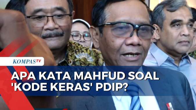 Dapat Kode Keras dari Pantun, Apa Respons Mahfud MD soal Peluang Jadi Bakal Cawapres PDIP?