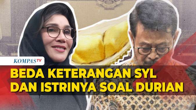 Beda Keterangan SYL dan Istrinya soal Durian