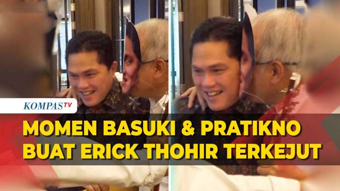 Momen Menteri Basuki dan Pratikno Buat Erick Thohir Terkejut hingga ...