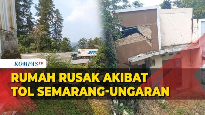 Protes Warga Perumahan di Ungaran, Akibat Rumah Mereka Rusak Diduga ...