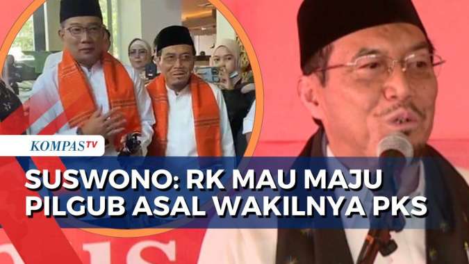 Suswono Ungkap Alasan Ridwan Kamil Maju Pilgub Jakarta: Asal Wakilnya PKS